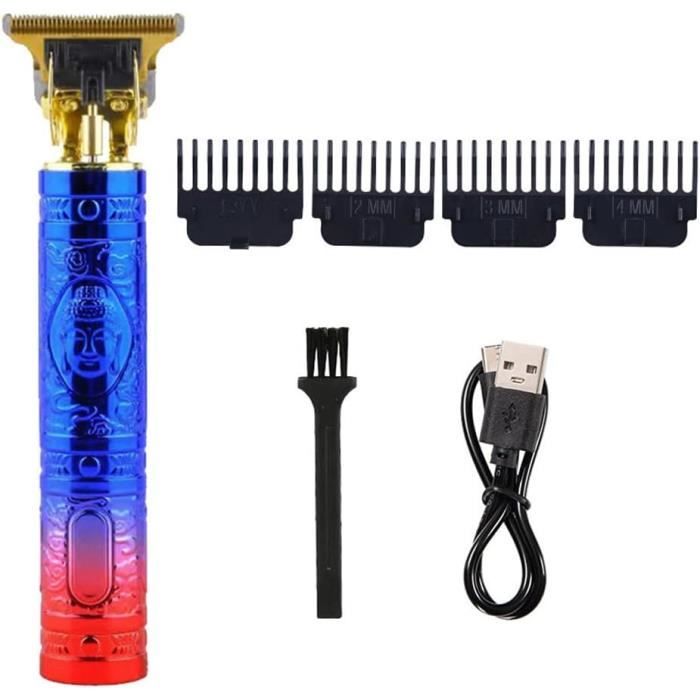 Tondeuses À Cheveux,Tondeuse À Cheveux De Couleur Dégradée Pour Hommes Professionnel Sans Fil ...