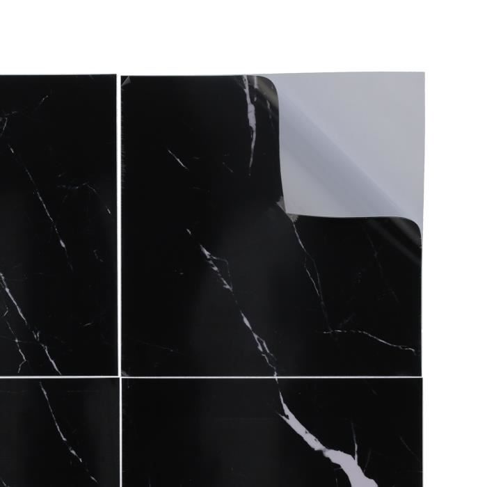 VGE décalque de sol 4 pièces autocollant de carrelage en PVC épaissi ...