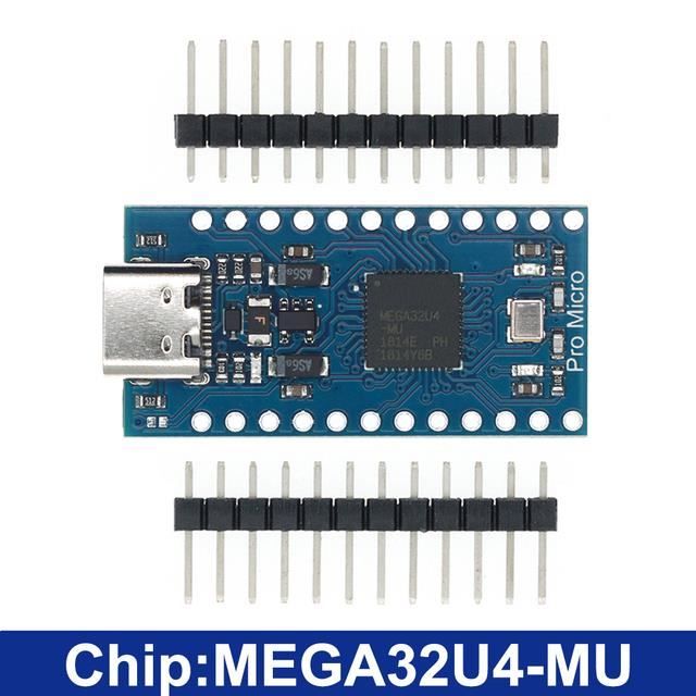 Circuits intégrés,TYPE-C USB 3-6V--Pro Micro Atmega32u4 5v-16mhz Module ...