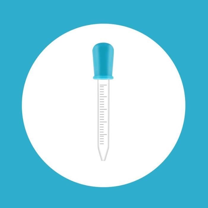 COUVERTS BEBE,blue--Pipette compte gouttes en Silicone pour enfant, 1 ...