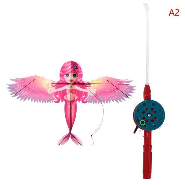 CERF-VOLANT,A2--Mini Cerf-volant En Plastique Pour Enfants, Avec Frein ...