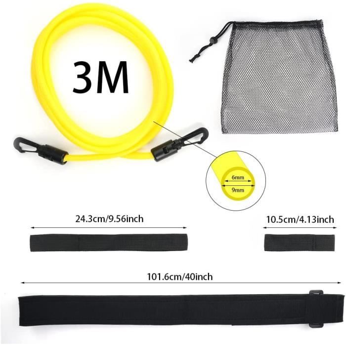 Elastique de Nage Piscine, 3M Ajustable Caoutchouc Élastique Ceinture ...