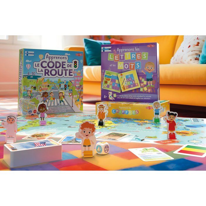 Apprenons les chiffres - Jeu éducatif - TACTIC - 2 joueurs et plus ...