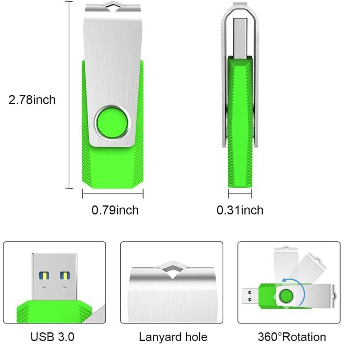 Clé Usb 32Go 3.0 Lot De 10 Clé Usb 3.0 32Go Rapide Cle Usb 3.0 32 Go ...
