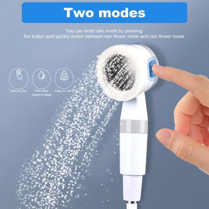 Douche portable USB, douche de camping portable, 2 niveaux douche ...