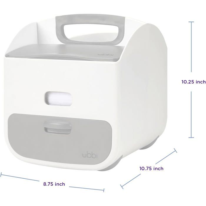 Portable Diaper Caddy And Changing Mat, Diaper Storage, Caddy Organizer ...