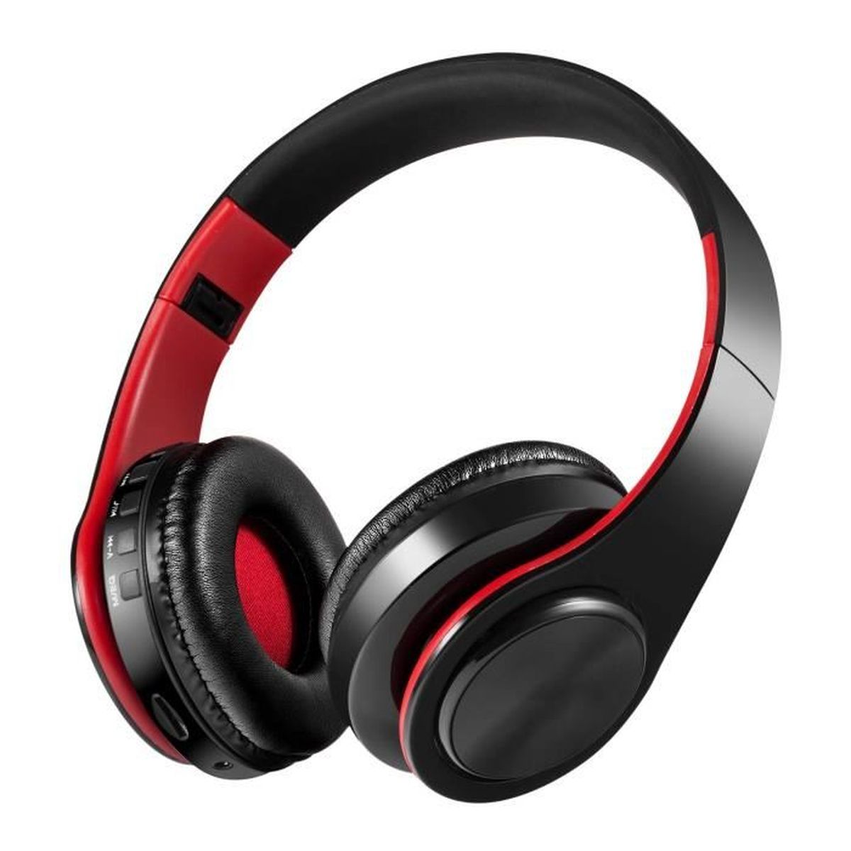 Casque Bluetooth sans Fil, Casque Audio Pliable Fonction 4-en-1, Micro ...