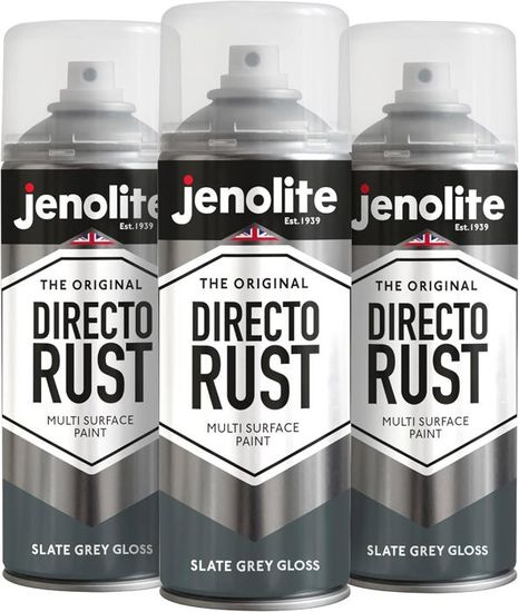 Directorust Bombe Peinture Brillante | GRIS ARDO | 3x400ml | Peinture ...