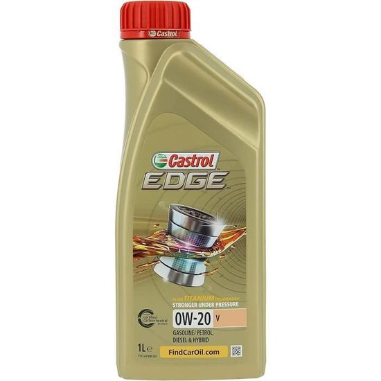 CASTROL EDGE 0W-20 V, Huile Moteur, 1L[149] - Cdiscount Auto
