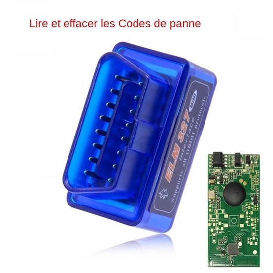 Mini ELM327 Bluetooth 327 V2.1, Scanner de Diagnostic de voiture, pour Android/Symbian pour ...