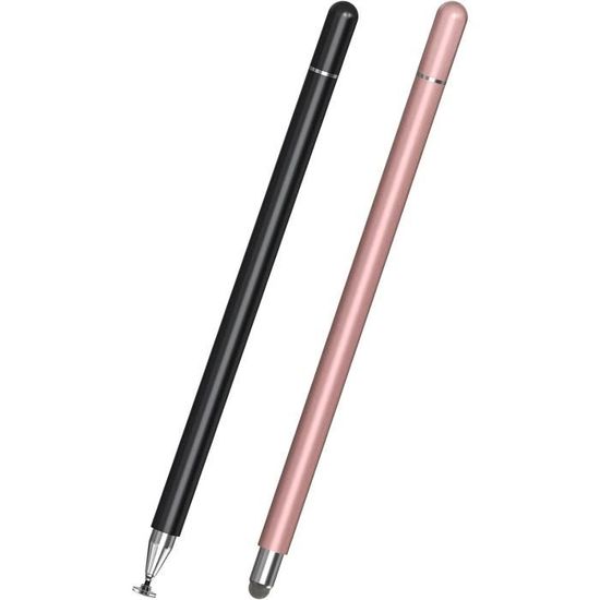 Stylet pour Tablette, 2 en 1 Stylet Tactile Pencil iPad pour Toutes Les ...