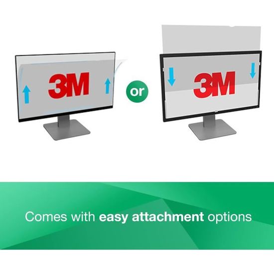 Filtre anti-reflets 3M pour écran de 23,8 pouces 16:9 - Cdiscount ...
