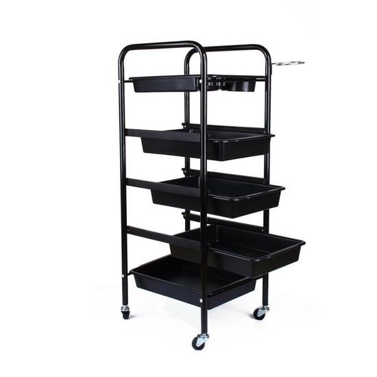 5 niveaux chariot roulant chariot de rangement Spa coiffeur coloration ...
