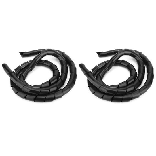 YOSOO Lot de 2 Bobines Protège-câbles en Spirale PP - Protection câble ...