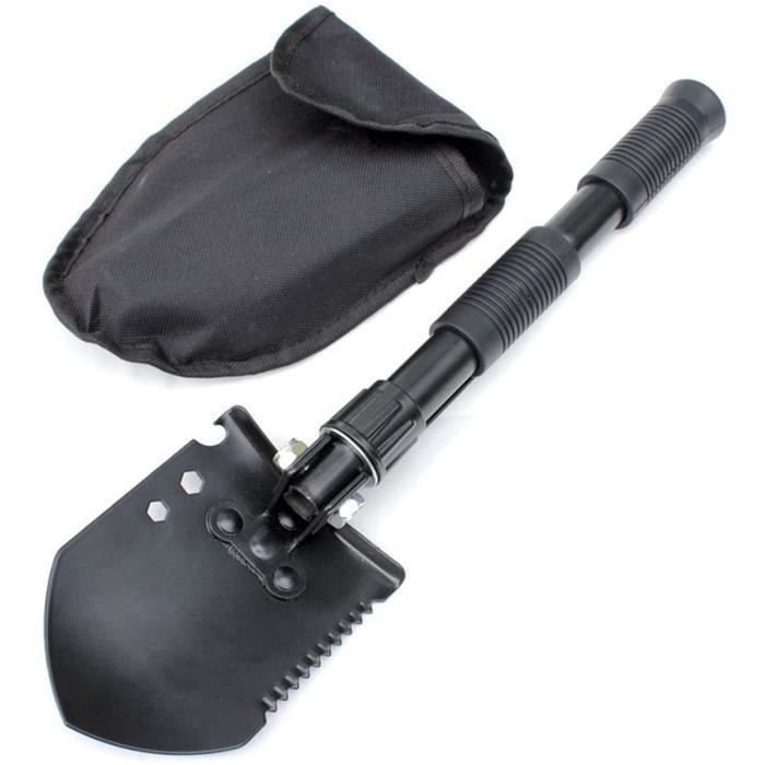 Pelle Pliable Épaissie Double poignée Pelle multifonctionnelle Pelle-sauvette Pelle de Camping ...