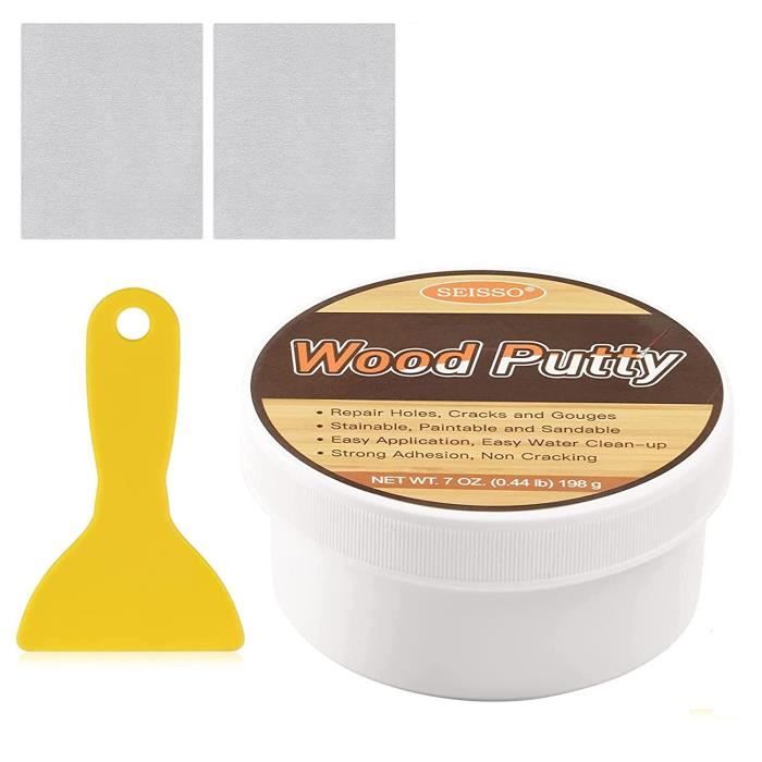 Mastic à BoisMastic à Bois Blanc 200gMastic à Bois Décoratifpour ...