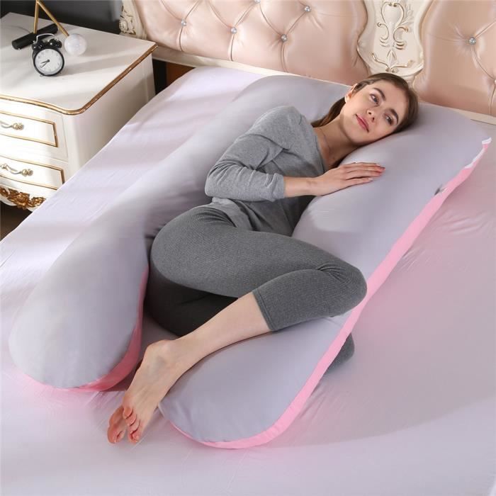 Coussin de Grossesse - 70x130cm - Coussin Multifonctionnel en Forme de ...
