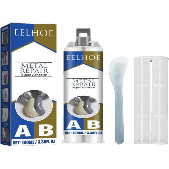 Colle Puissante pour Métal, Colle AB Haut Température, Pâte de ...