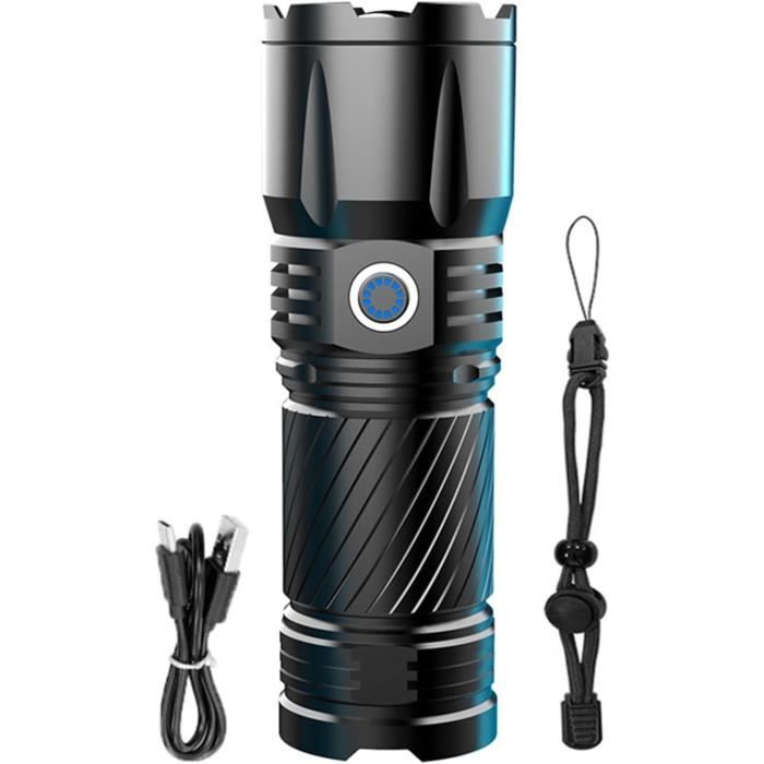 Lampes De Poche Led Rechargeables À Lumens Élevés, Puissantes Lampes De ...