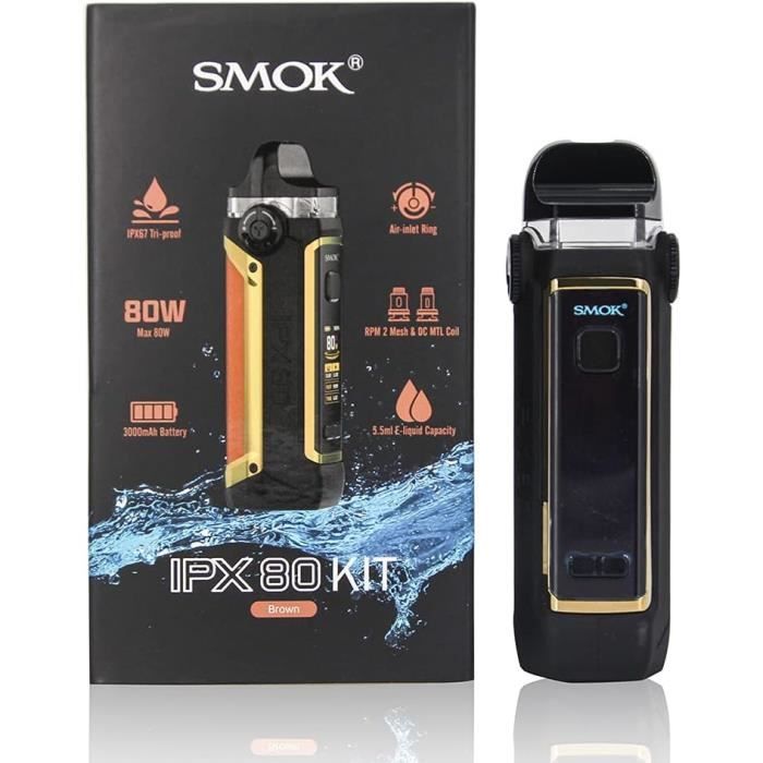 Sm-Ok Ipx 80 Kit 80W Ipx80 Mod Batterie Intégrée 3000Mah Avec 5,5 Ml ...