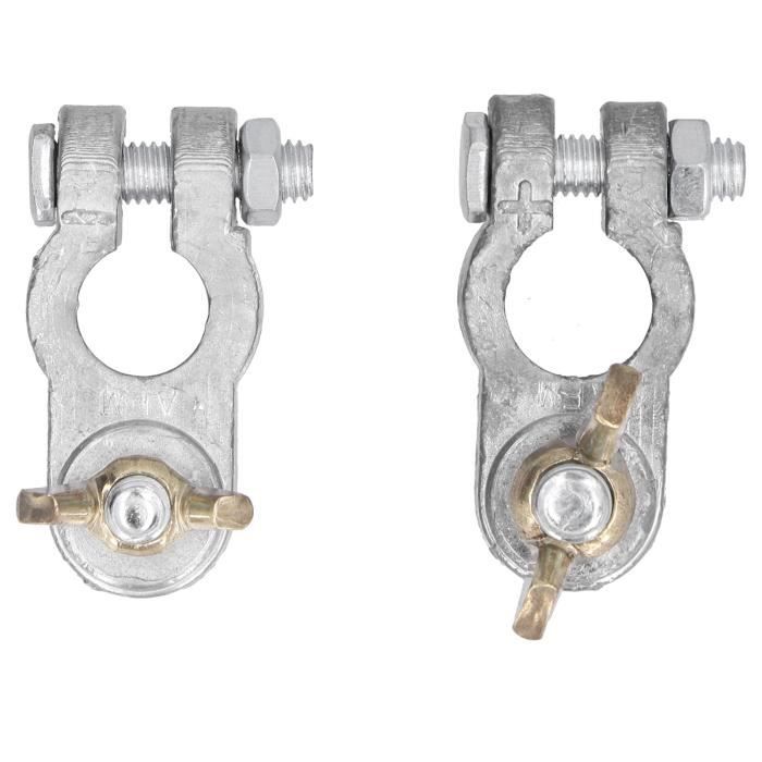 Dioche connecteur de batterie de voiture 2 pièces pinces de borne de batterie connecteurs à ...