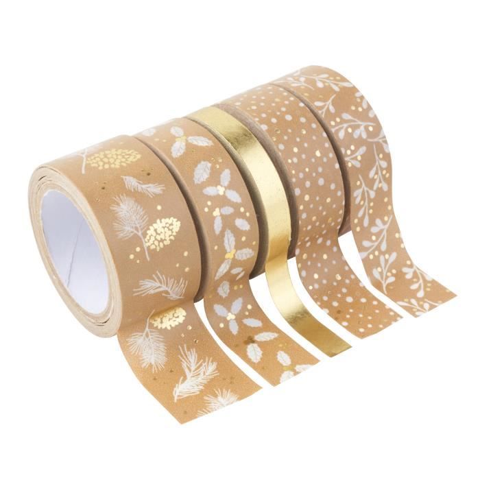 Rubans de masquage - Tesa - Nature Mix - Set de 5 - Multicolore ...