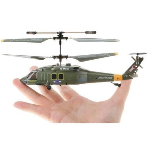 MOONMINI® hélicoptère SYMA s102g uh-1 60 hélicoptère Black Hawk ...