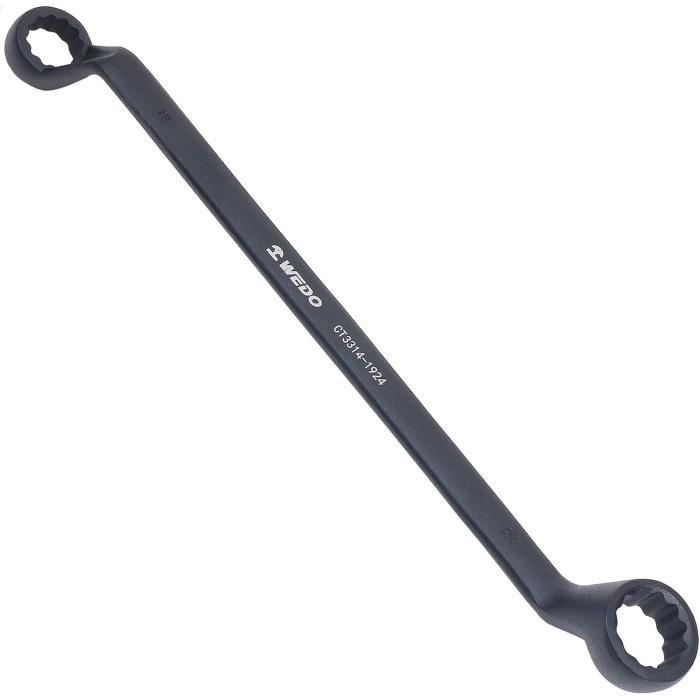 Jumbo Clé Plate Double Face Offset - Noir - Dimensions : 27 X 30 Mm ...