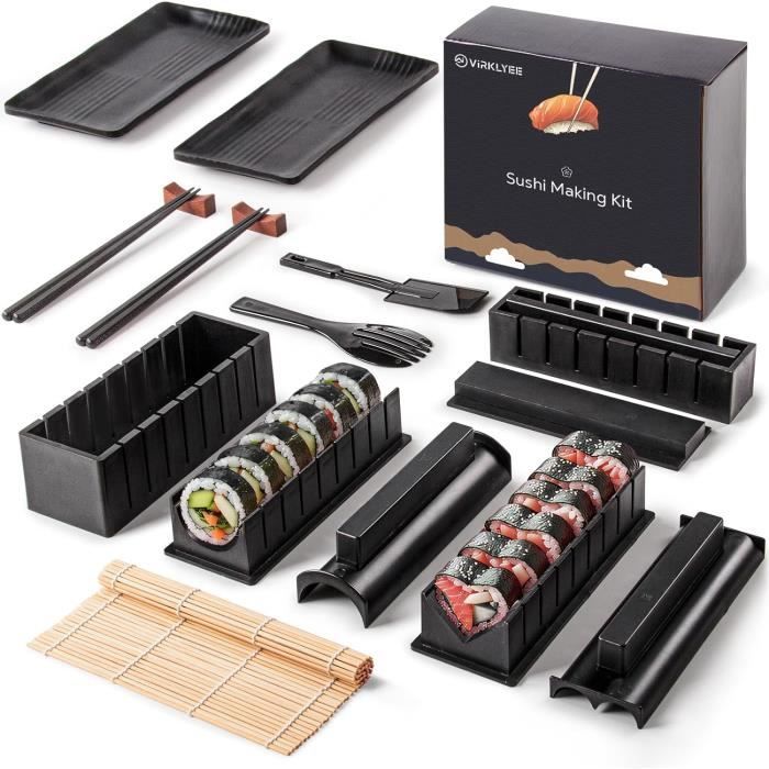 Sushi Maker Kit 17Pièces Moules À Sushis Riz Rouleau Kit Sushi Avec 8 ...