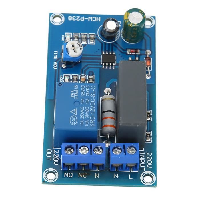 Tbest Timer Relay Module, Adjustable Time Delay Board for Home ...