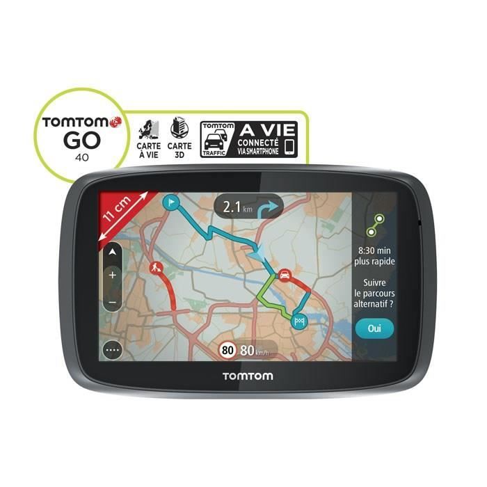 TOMTOM GO 40 (4.3 pouces) Europe 48 Cartographie et trafic à vie ...