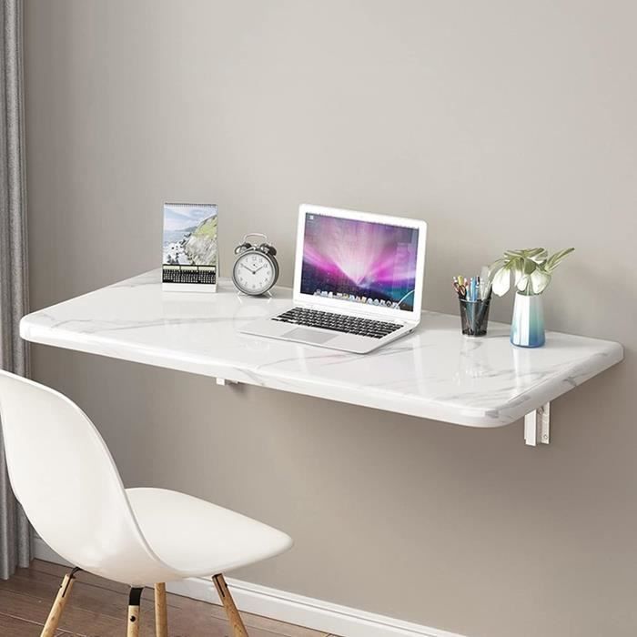 Table Murale Rabattable,Bureau Escamotable,Bureau Murale Pliable,Bureau ...