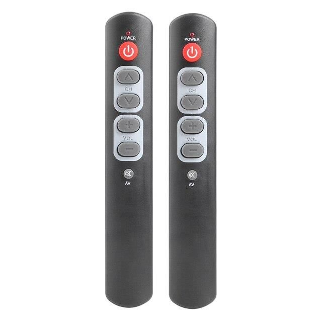 TELECOMMANDES,2Pcs B--Télécommande universelle'apprentissage à 6 ...