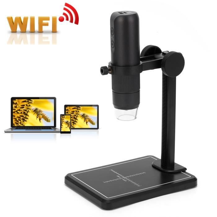 EBTOOLS microscope à main Microscope numérique WiFi HD 8pcs LED ...
