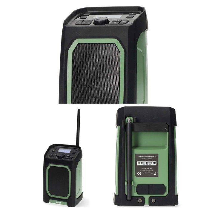 Radio portable DAB+ / FM - IMPERIAL - DABMAN OR 5 - Batterie 5000mAh ...
