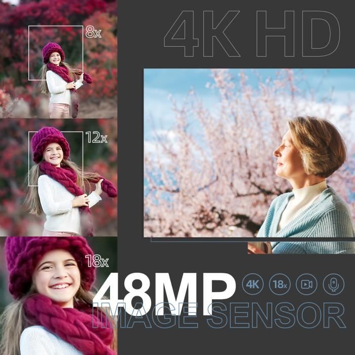 Caméra vidéo caméra 4K, caméra d'enregistrement vidéo uhd 60fps / 48mp ... Caméra vidéo caméra 4K, caméra d'enregistrement vidéo uhd 60fps / 48mp ...