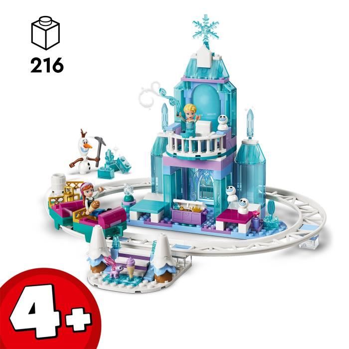 LEGO ǀ Disney La Reine des Neiges 43281 Le Château de Glace et la Piste ...