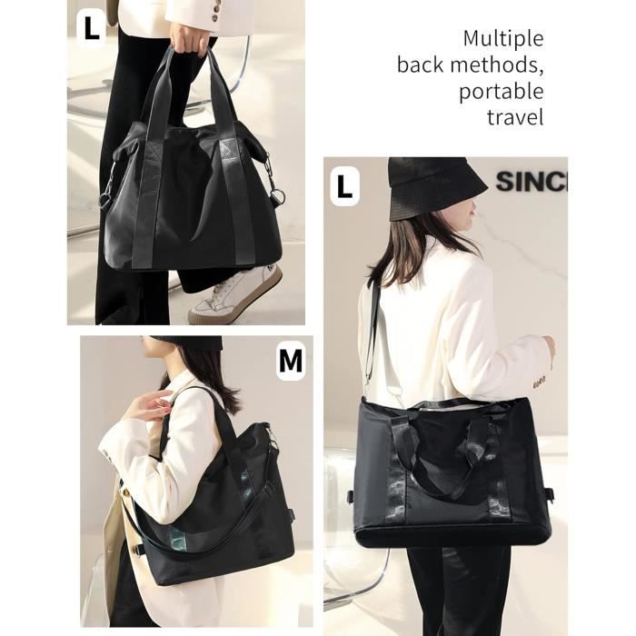 Sac A Main Femme, 13.4 Inch A4 Hydrofuge 2 En 1 Sac Cabas Et Sacs Bandoulière,Multifonctionnel ...