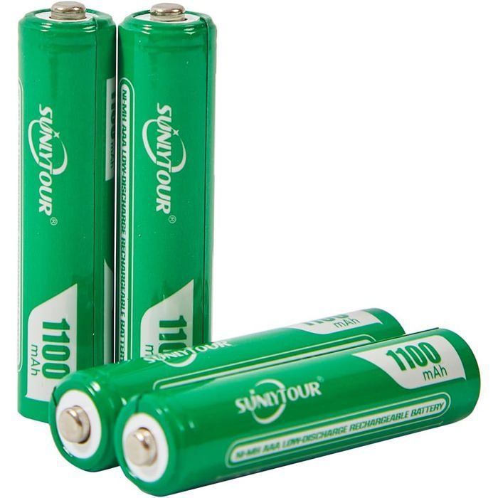 1100 mAh Ni-MH AAA Battery 10 x 1100 mAh AAA Ni-MH Rechargeable Battery ...
