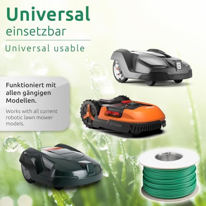 Câble Robot Tondeuse Compatible Avec Tous Les Robots Faucheurs Courants ...