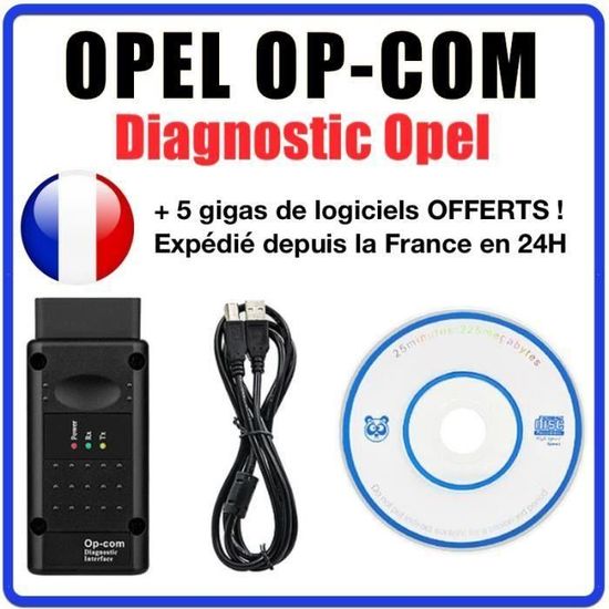 Interface de Diagnostic Auto Opel OP-COM V1.99 - Diagnostic Pro pour Opel - OPCOM OP COM ...