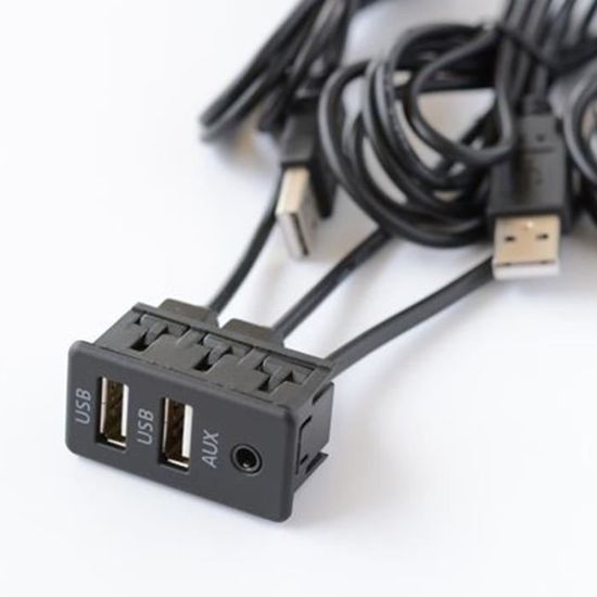 Adaptateur USB à double Port pour tableau de bord de voiture, montage ...