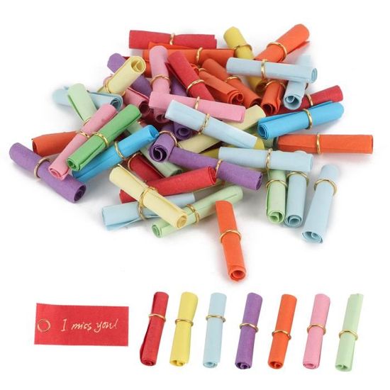 Wish Letter Paper Roll, Message Paper Roll Small Size for Friend ...