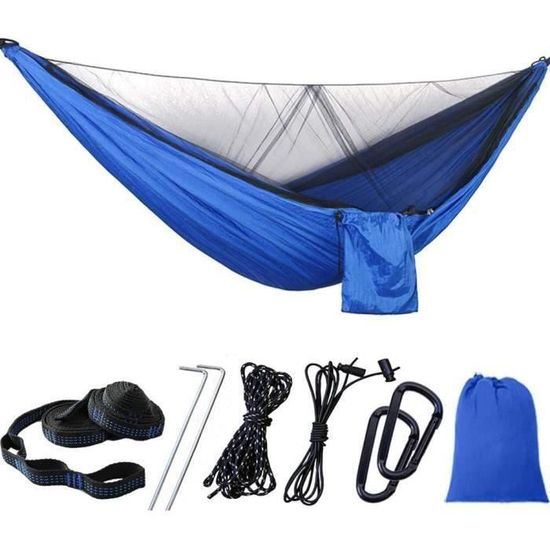 Hamac balançoire, hamac de cour extérieure - 290 * 140cm BLEU ...