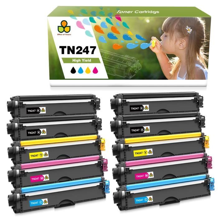 OFT Compatible TN247 TN-247 TN-243 TN243 Cartouches de Toner pour ...