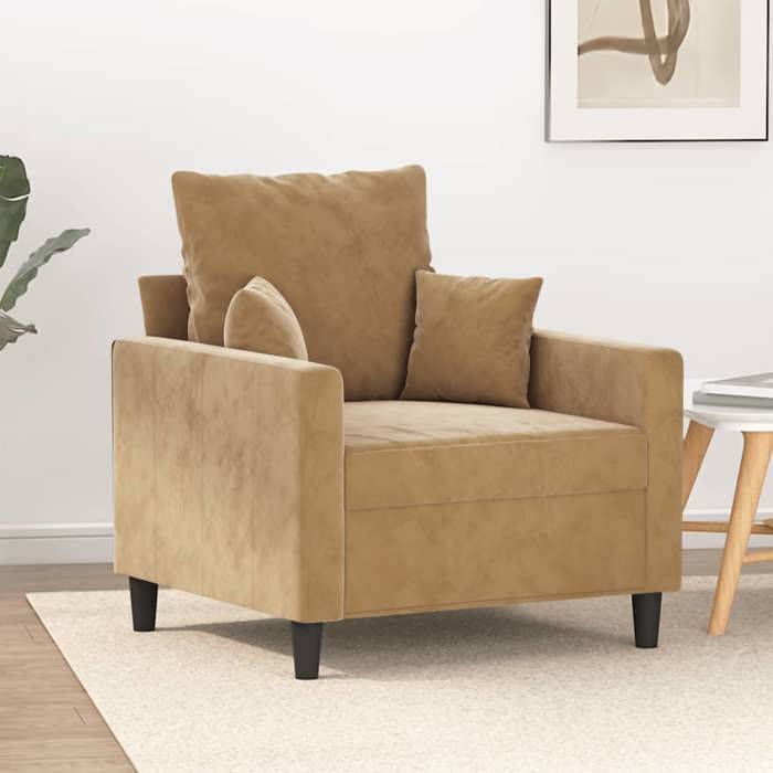 VidaXL Fauteuil, Siège avec Accoudoirs, Chaise avec Dossier, Canapé ...