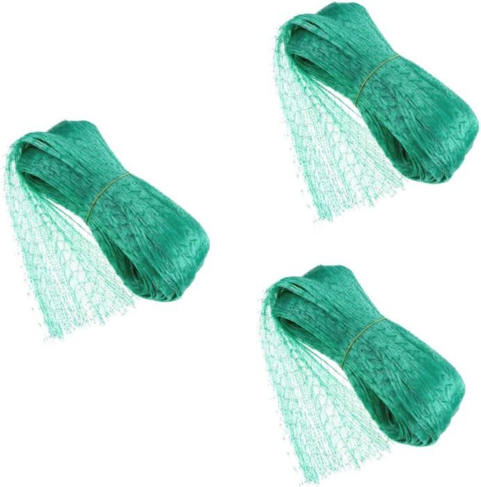 Vert 3 Pièces Filet Anti Oiseaux Filets pour Jardin Filet Jardin Filet Potager Filet en Treillis ...