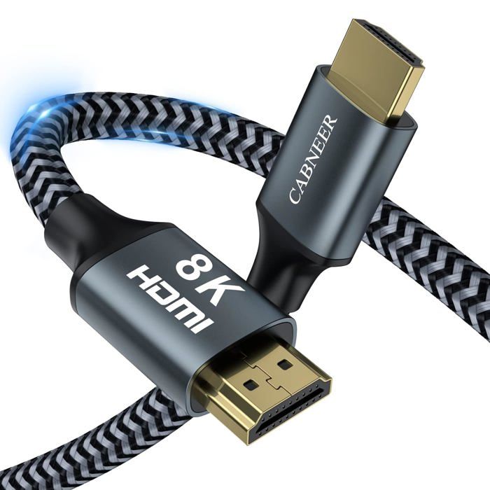 Cble HDMI 21 8K 3m 48Gbps Haute Vitesse Cble HDMI Tress 8K60Hz ...