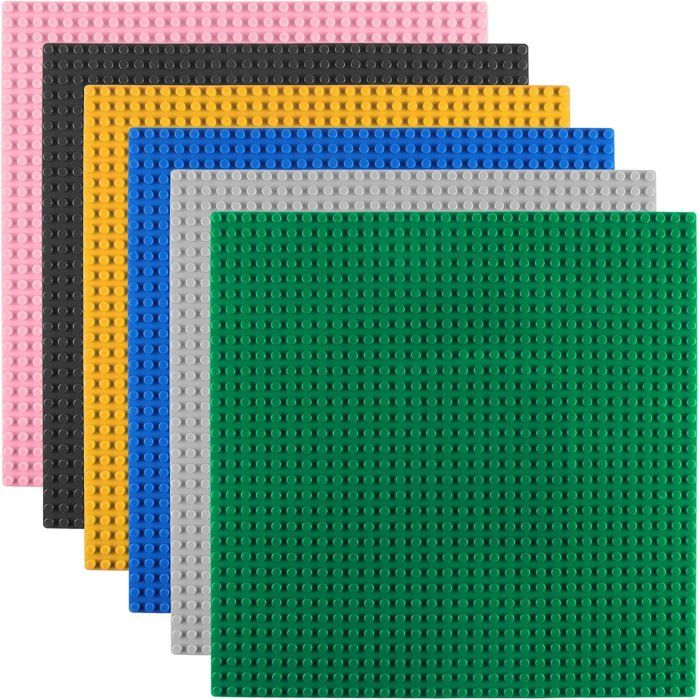 Plaques De Base Lego Lekebaby - Plaque De Base Lego 25x25 Cm - 6 ...