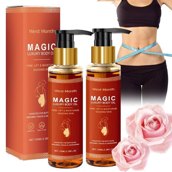2 X Magic Body Strafting Oil, Liora Life Body Oil, Magic Body Oil, Glow ...